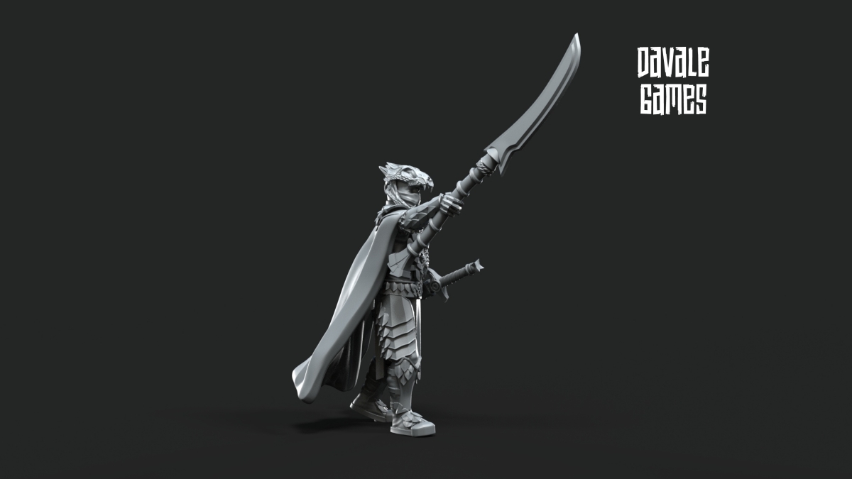 The Bits Smith - Emperor with halberd and sheathed sword